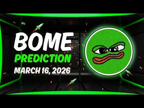 Bome crypto Buy Now? Bome coin price prediction 2026 | March 16, 2026