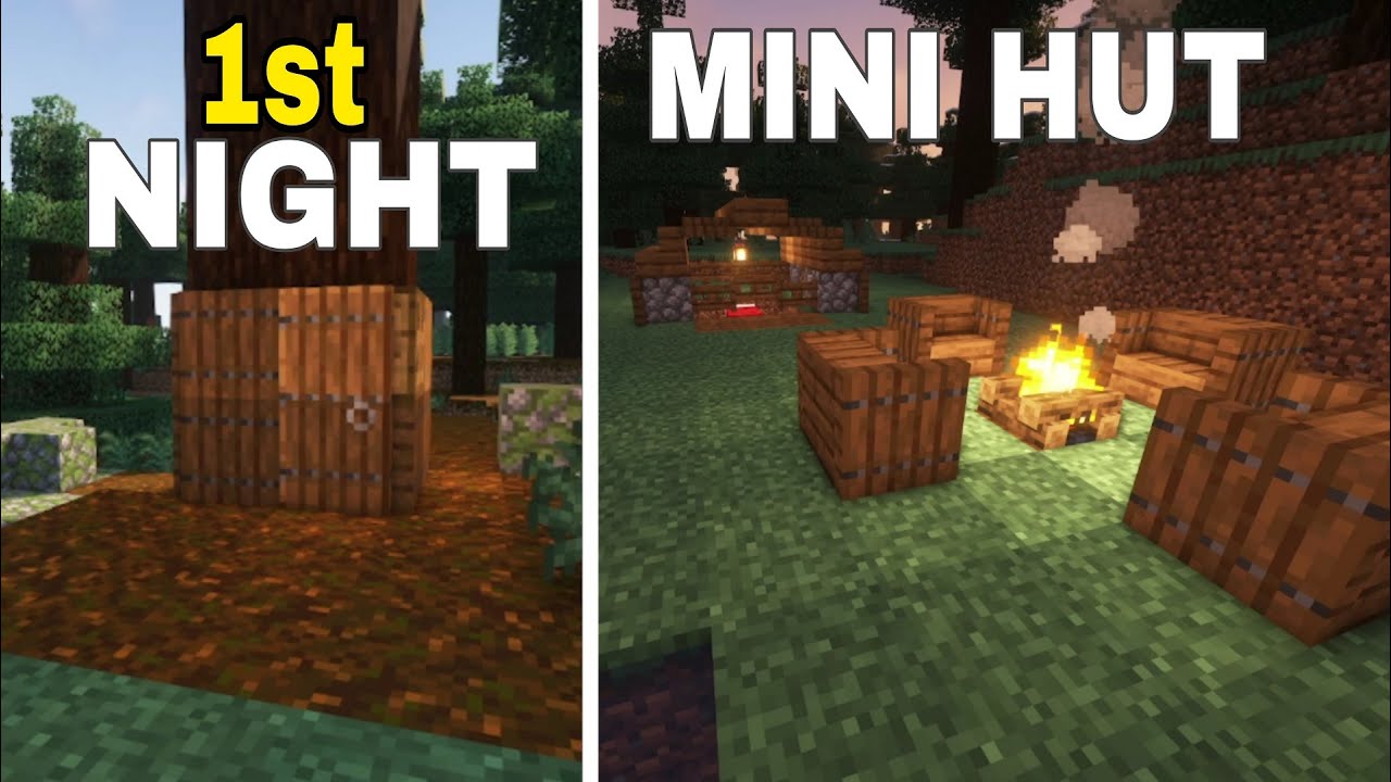 Starting Strong: 2 Easy Bases for New MINECRAFT Players! - YouTube