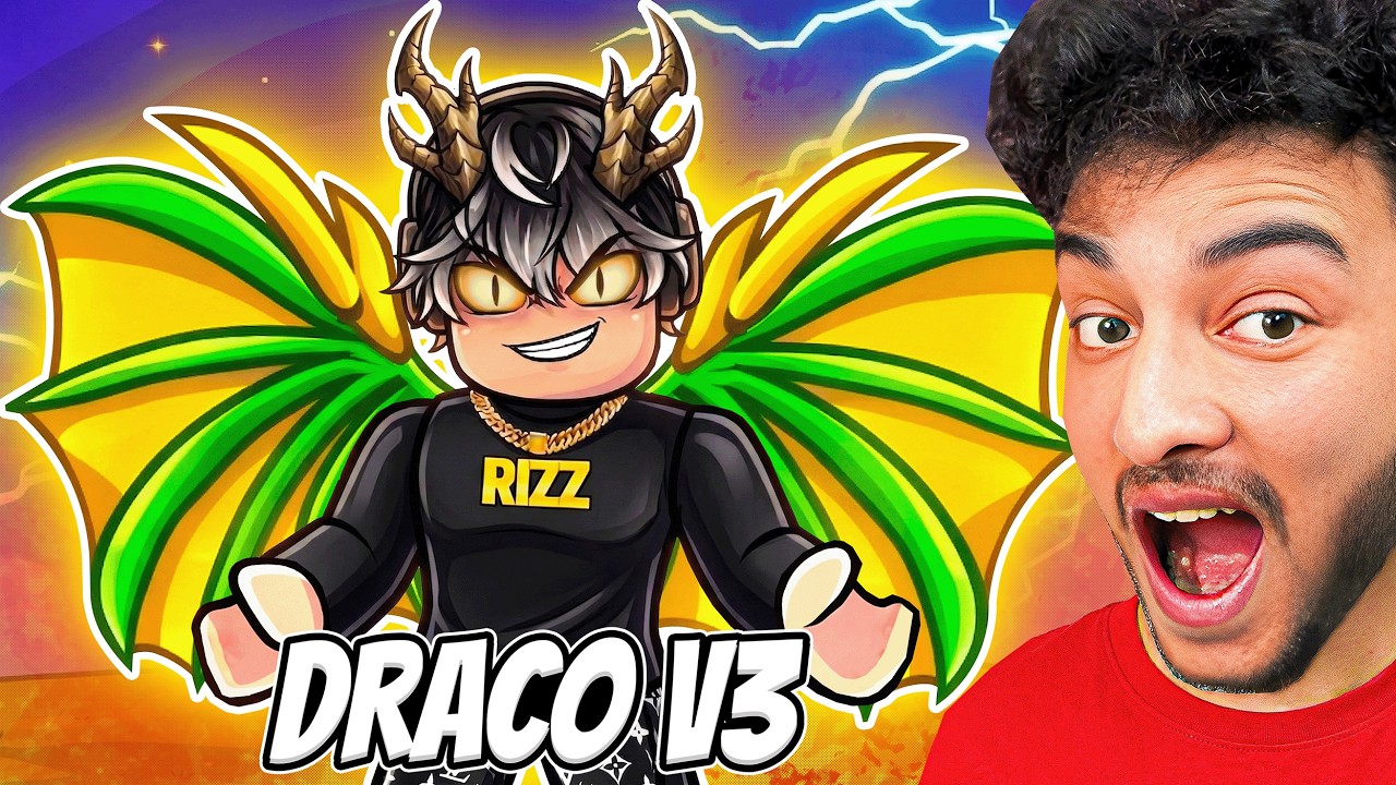FINALLY I UNLOCKED DRACO V3 (HARDEST RACE) 😱 | BLOX FRUITS - YouTube