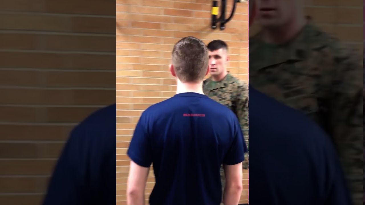 MARINE CORPS Poolee function - DRILL INSTRUCTOR INVOLVED! - YouTube