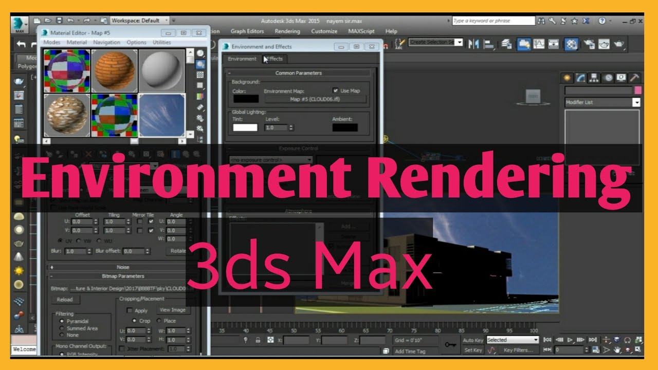 Environment Rendering 3ds Max - YouTube