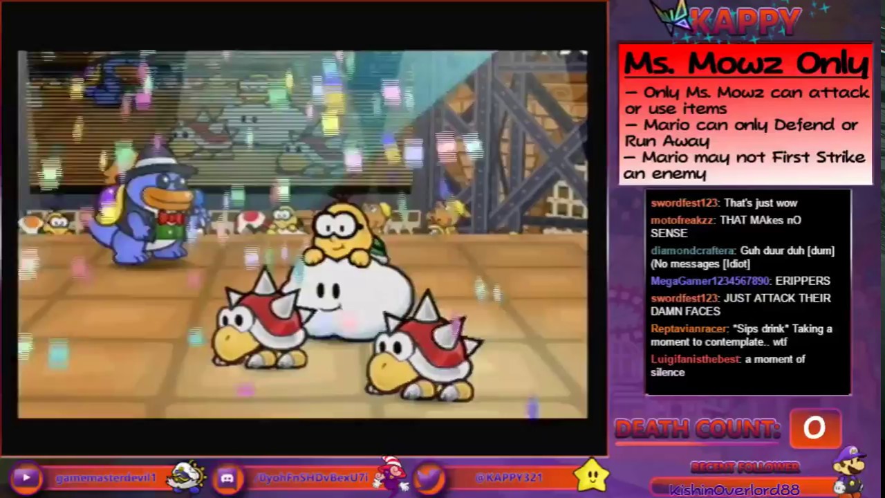 MOWZ...!! - Paper Mario: TTYD (Ms. Mowz Only) - YouTube