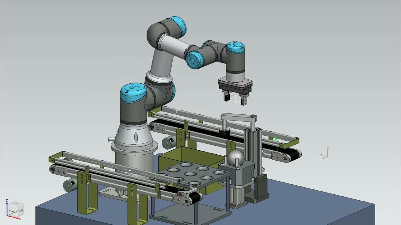 Simulation Robot motion by Siemens Process Simulate (PS) - YouTube
