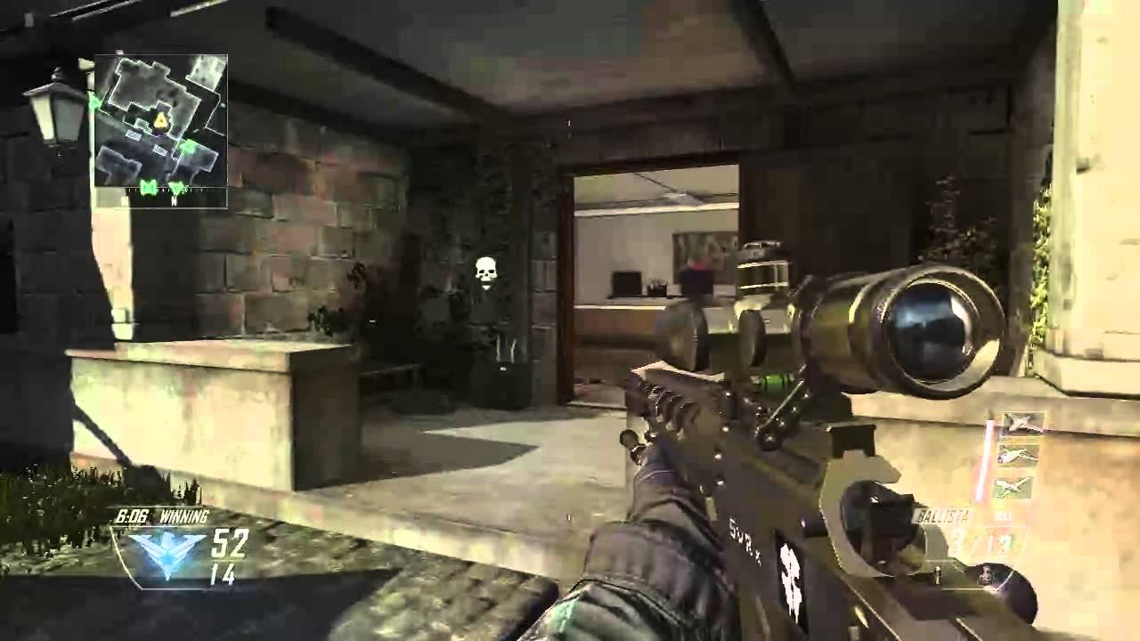 Black Ops II : 25 Killstreak with Ballista and B23R on TDM - YouTube