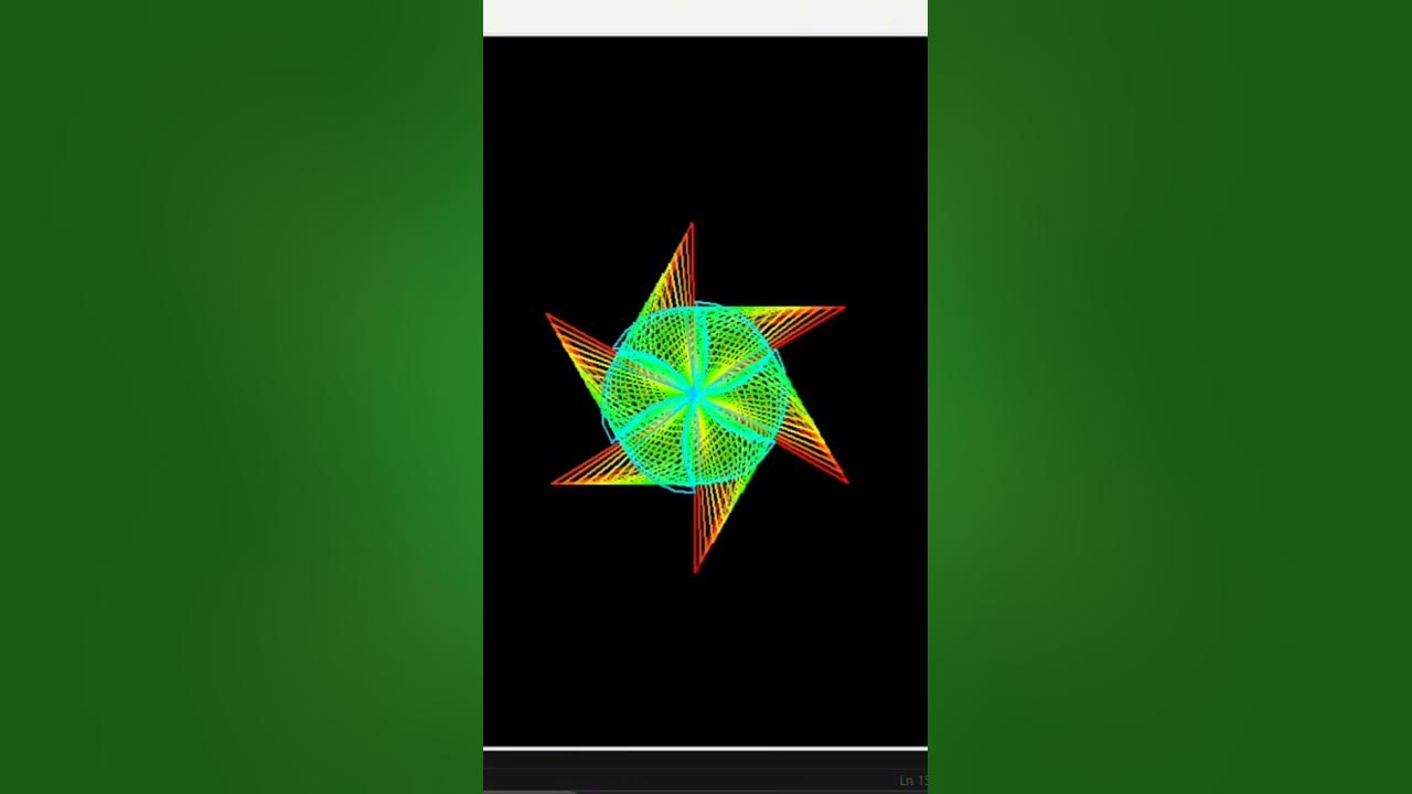 Graphic Animation Part 12 Using Python Turtle New Shorts Viralshorts Pythonanimation Code
