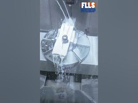 FLLS-F1 5-Axis Simultaneous CNC Milling Machining Center Machine - YouTube