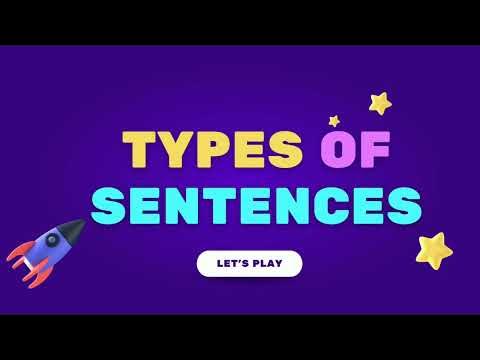 Types of Sentences Game - YouTube