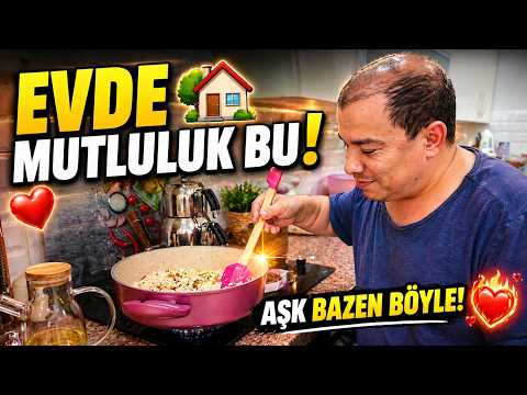 EVDE MUTLULUK BU! EŞİMLE BİRLİKTE YEMEK ANLARI 🏡❤️ @aysegulcelikonline ❤️