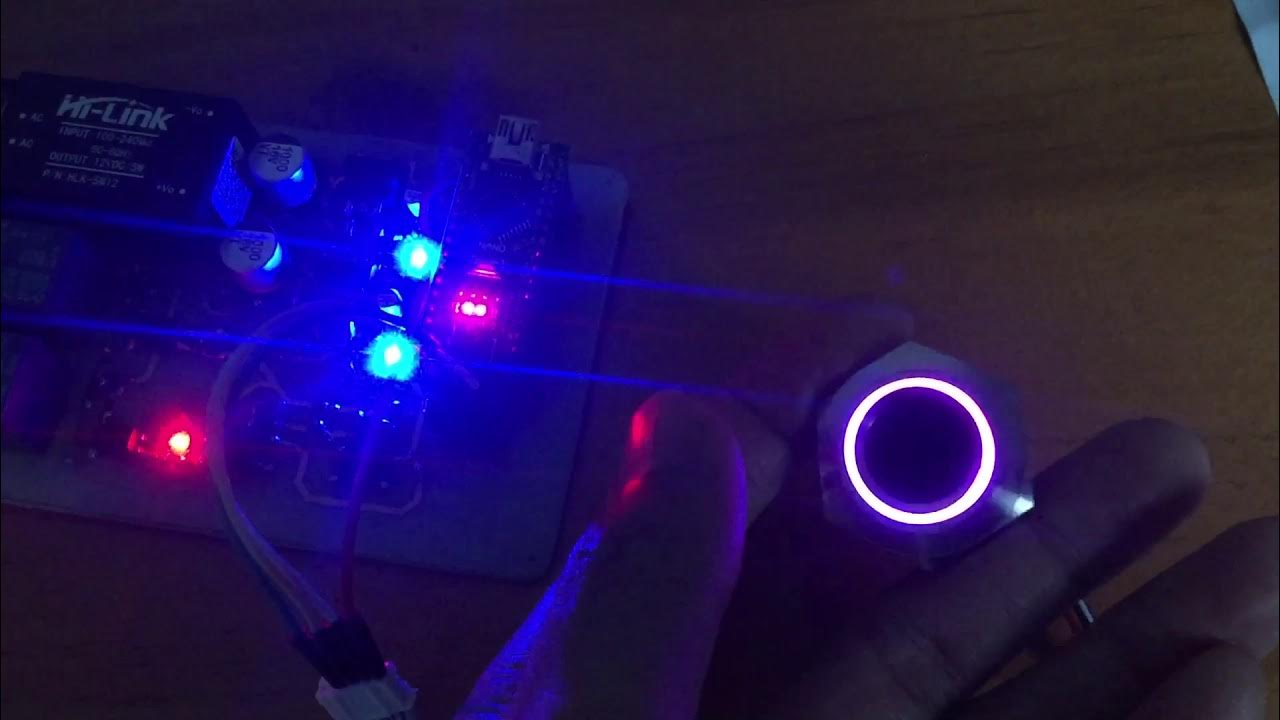 Fingerprint sensor R503 - YouTube