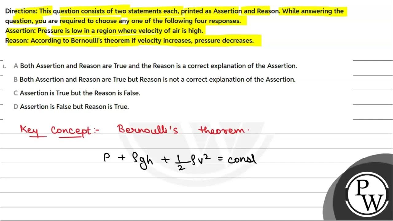 Directions: These questions consist of two statements each, printed as Assertion and Reason. Whi ...