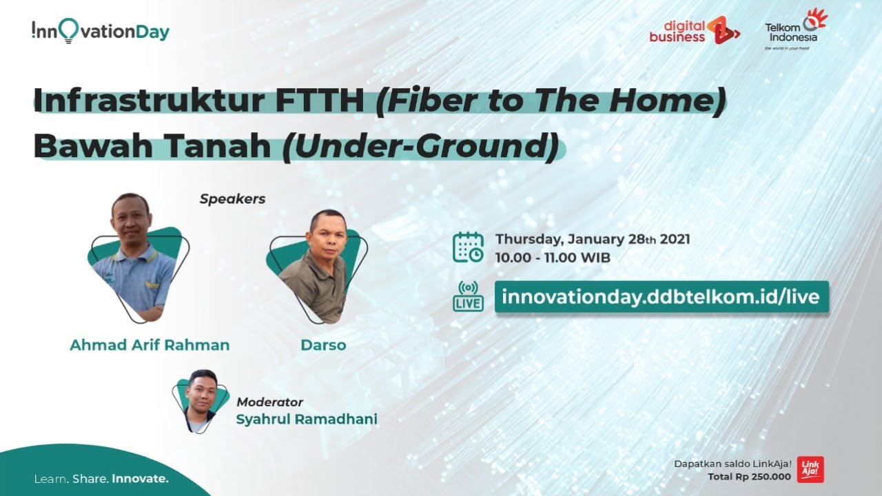 Infrastruktur FTTH (Fiber to the Home) Bawah Tanah (Under-Ground) - YouTube