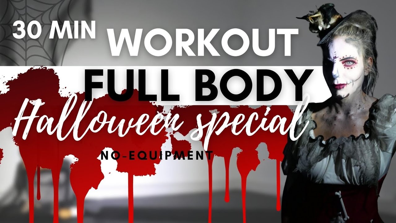 30 Min Full Body Happy 🎃Halloween Special Workout (No Equipment) | HIIT ...