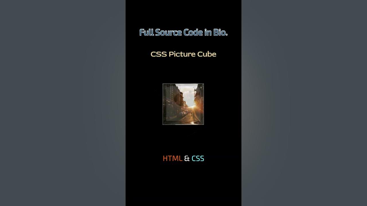 CSS Picture Cube || Loading Animation || @integrate.system #shorts - YouTube