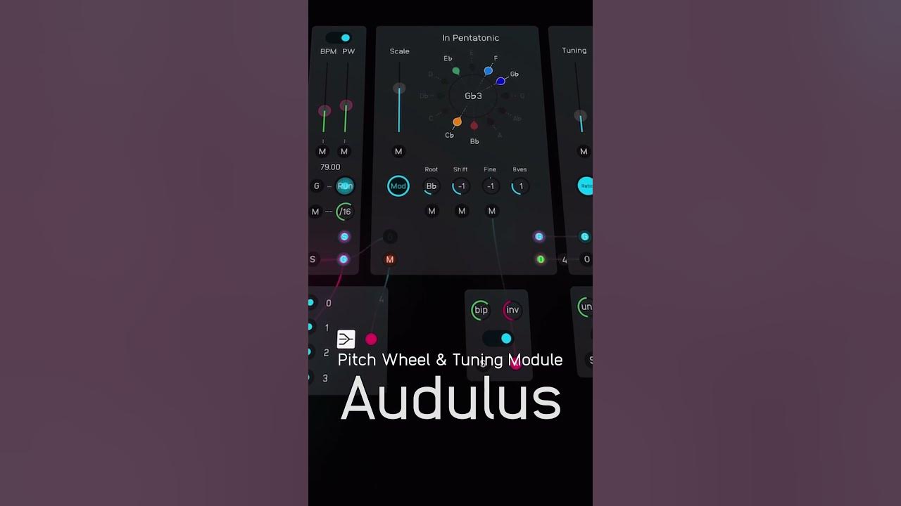 Audulus Pitch Wheel & Tuning Module – Flam Demo - YouTube