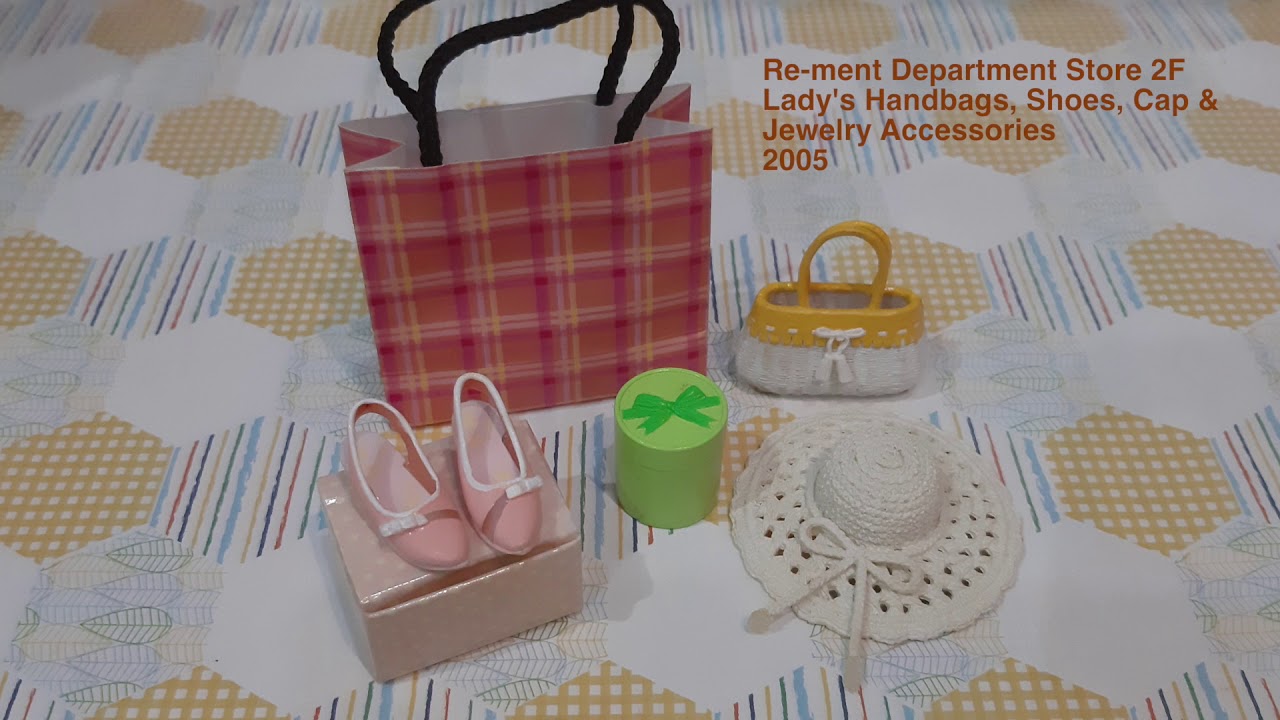Re-ment Miniature Department Store (2005) Shoes Bag Collection (2008 ...