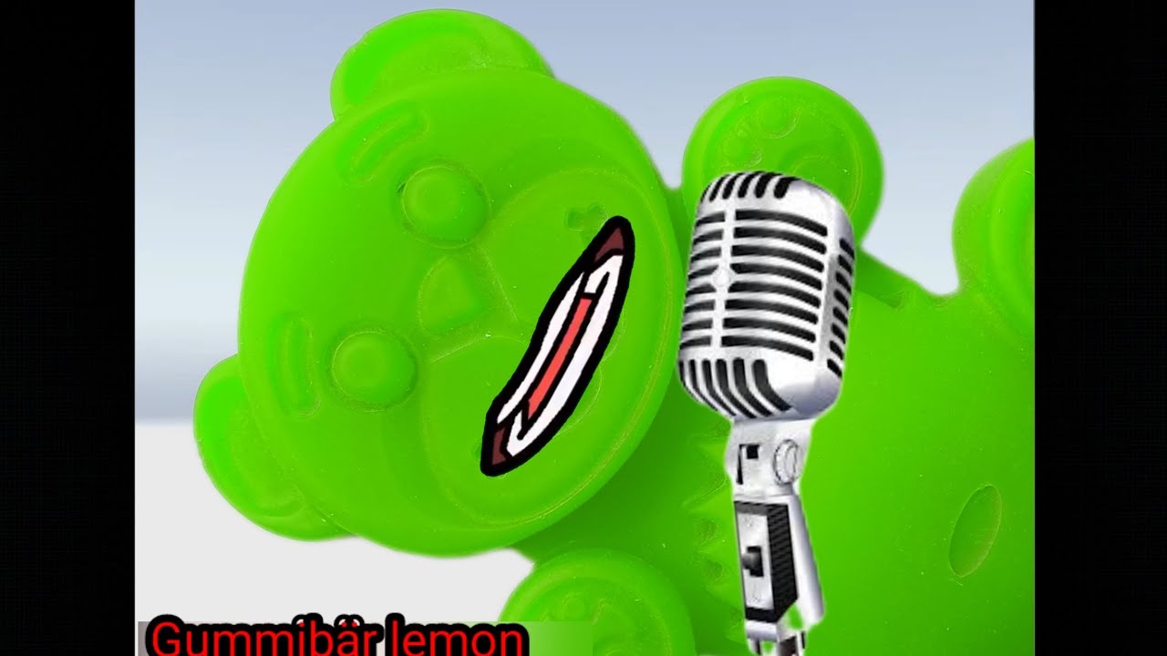 real life bear dances and sings a song gummibär animation - YouTube