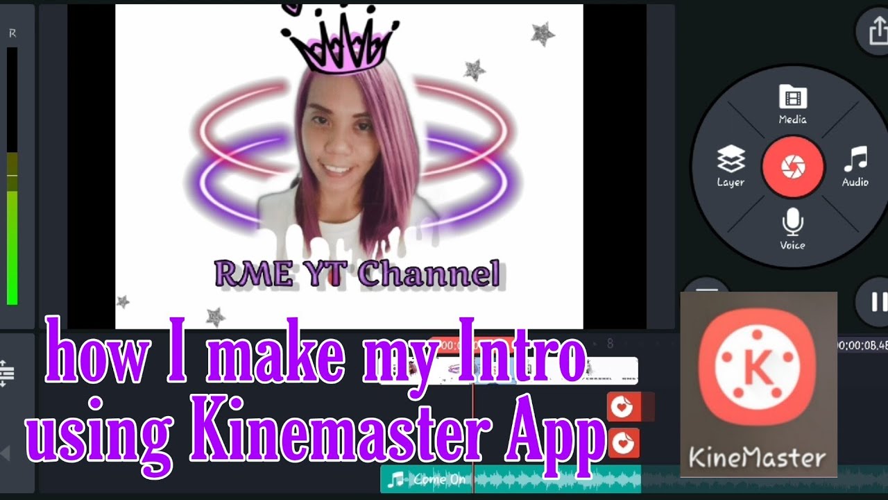 How I make my Intro using Kinemaster App - YouTube