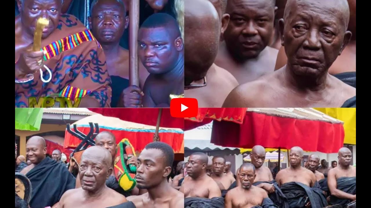 Otumfuo Osei TuTu very àngry hmm, Asanteman make hot 🔥 🤔 + workers at ...
