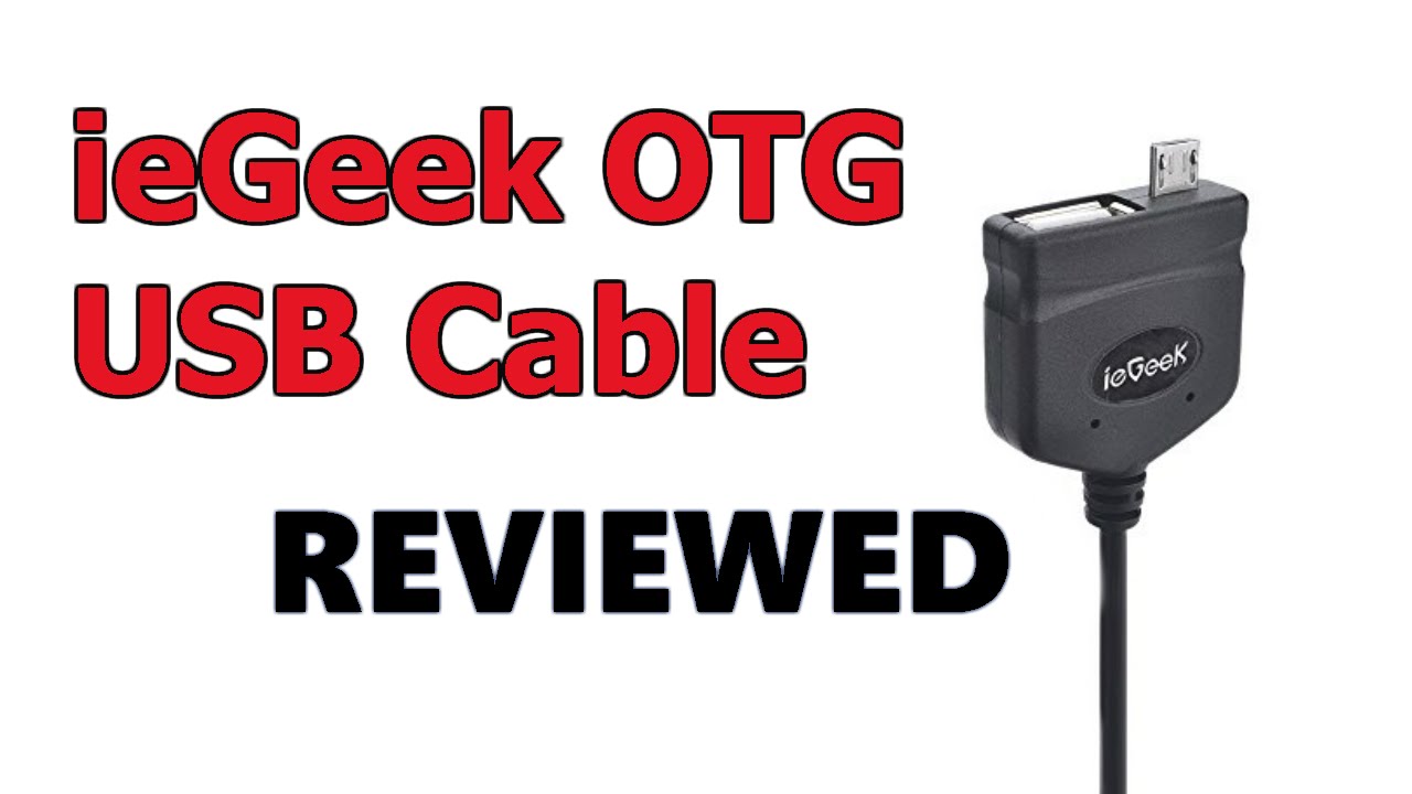 ieGeek OTG USB cable - YouTube