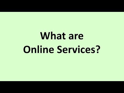 What are Online Services? - YouTube