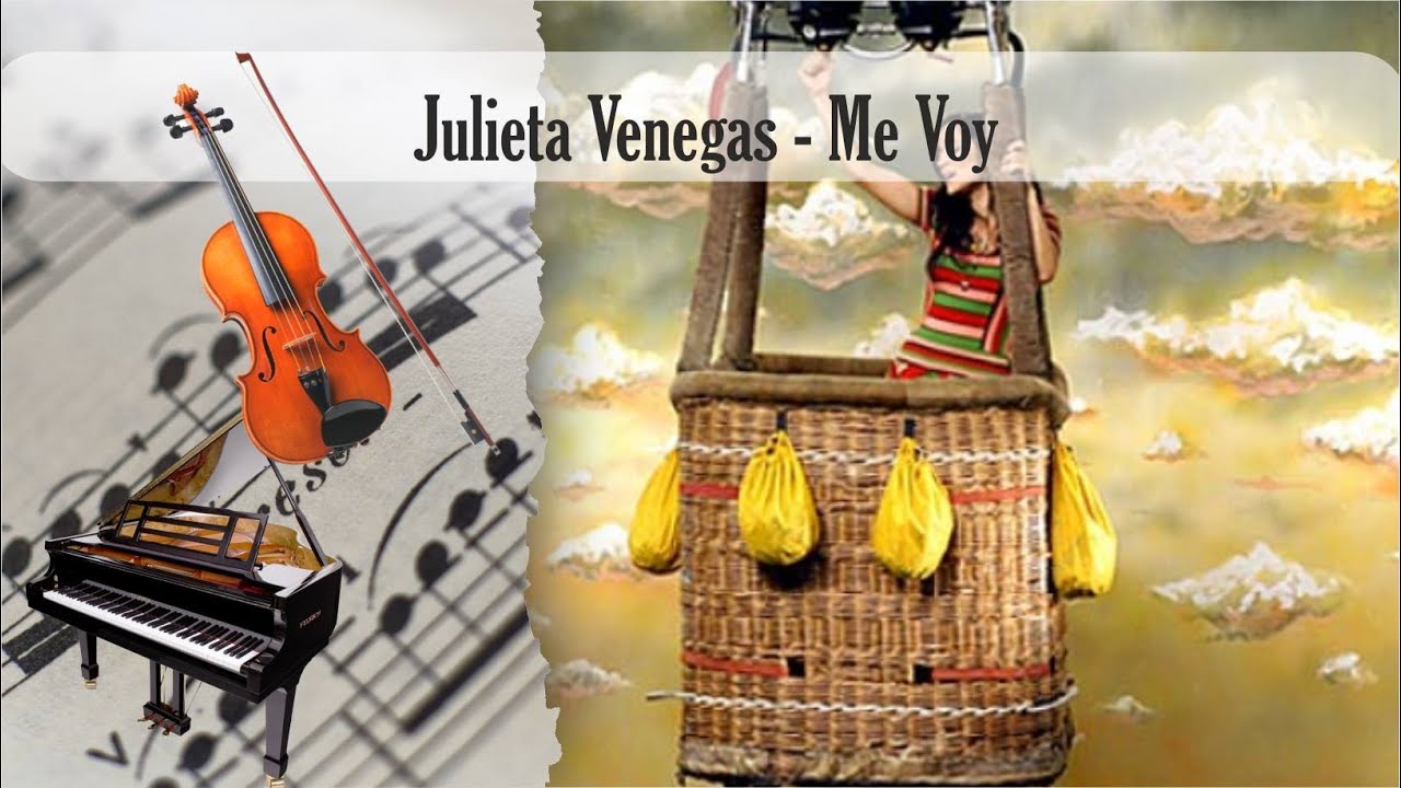 Partitura Julieta Venegas - Me Voy Duo Piano y Violín - YouTube