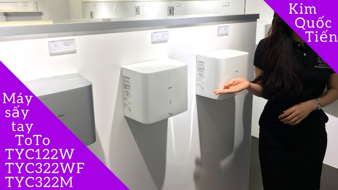 Máy sấy tay ToTo TYC122W + máy sấy tay ToTo TYC322WF + máy sấy tay ToTo ...