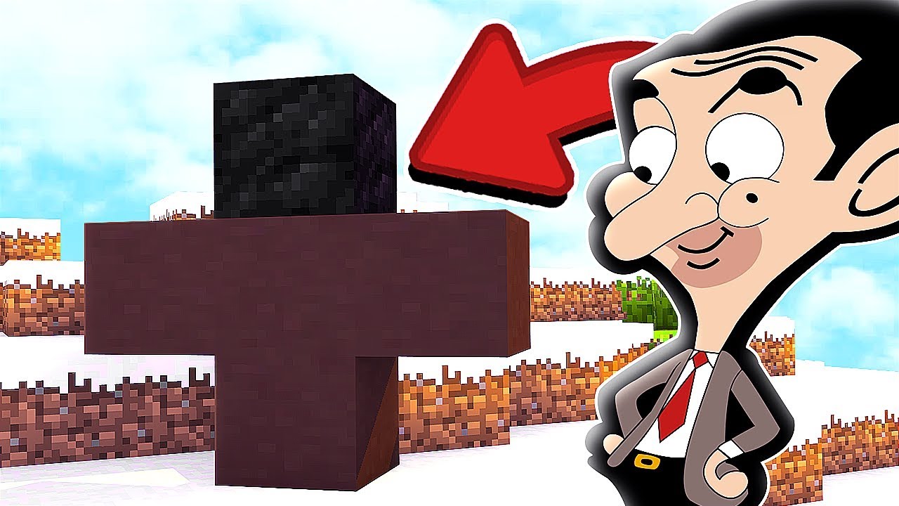 How To Make a Mr Bean Spawner in Minecraft Pocket Edition - YouTube