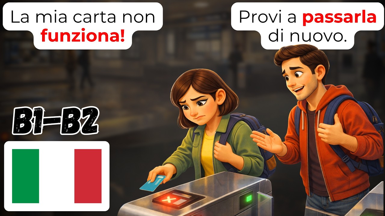 🇮🇹 Learn Italian in 25 Minutes: 60+ Metro & Transit Phrases You Need ...