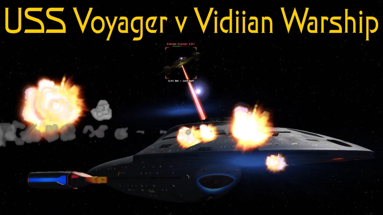 USS Voyager v Vidiian Warship Both Ways | Star Trek Voyager | Star Trek ...