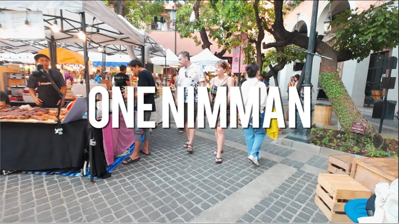 금요일 오후 치앙마이 원님만 걷기 I Friday afternoon walking around onenimman in ...