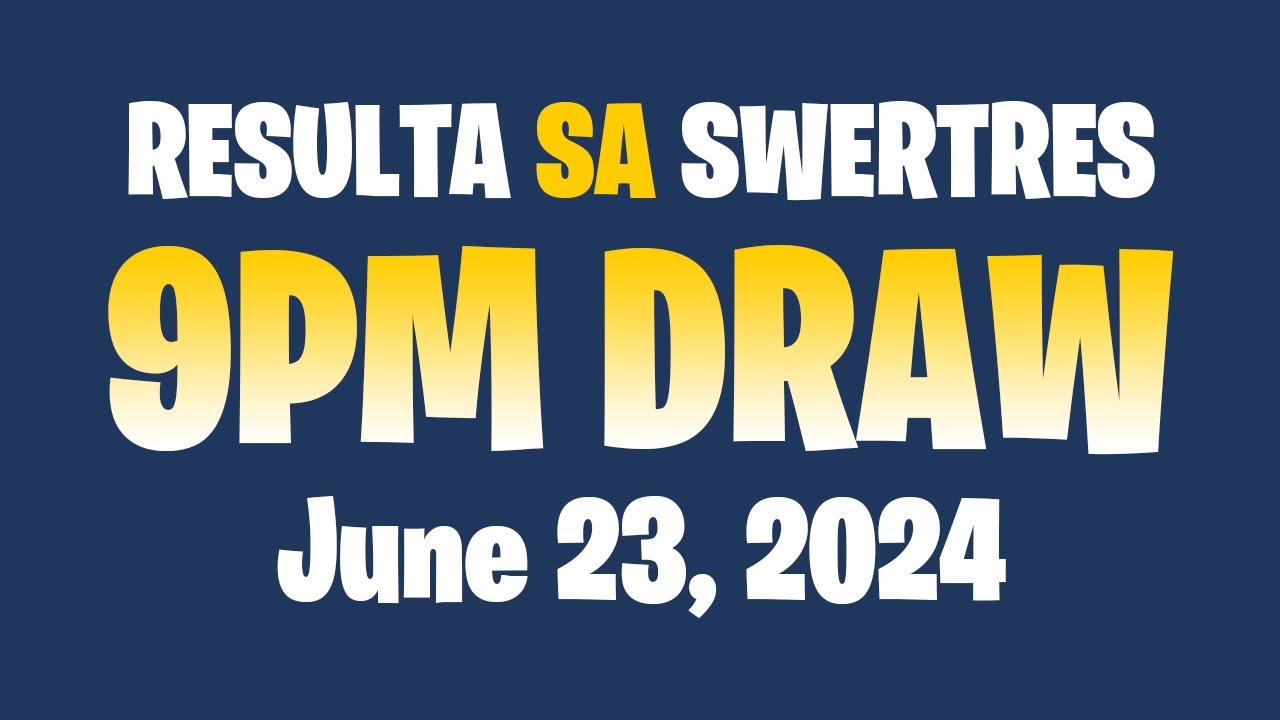 3D Swertres Result Today 9PM June 23 2024 Sunday | PCSO Lotto Draw ...