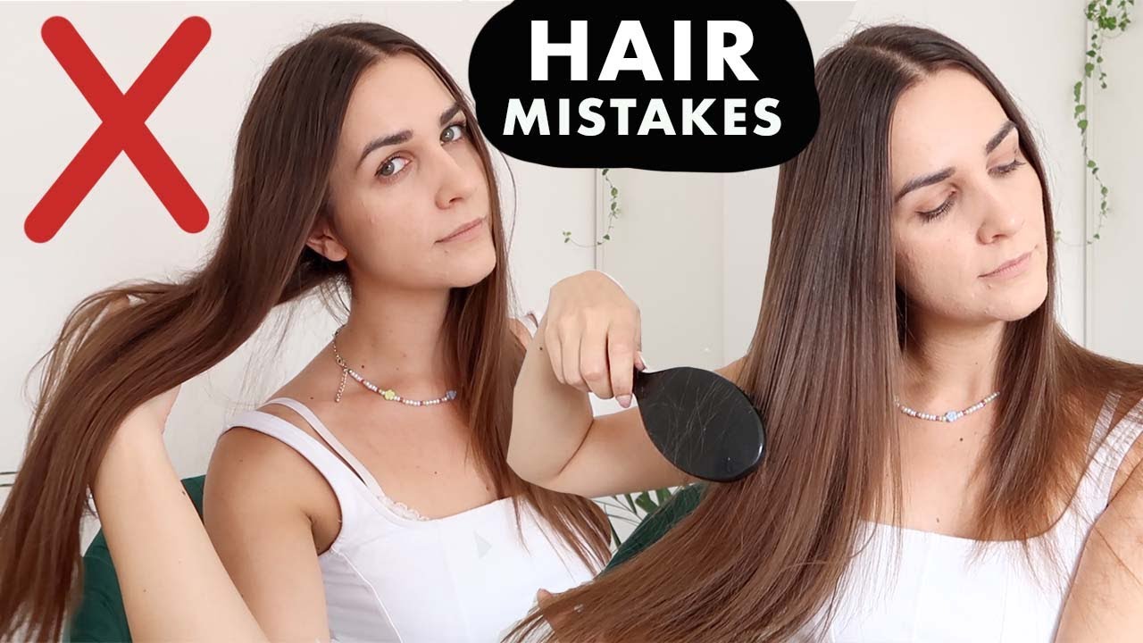 HAIR MISTAKES YOU MAKE THAT ARE DAMAGING FOR YOUR HAIR - YouTube