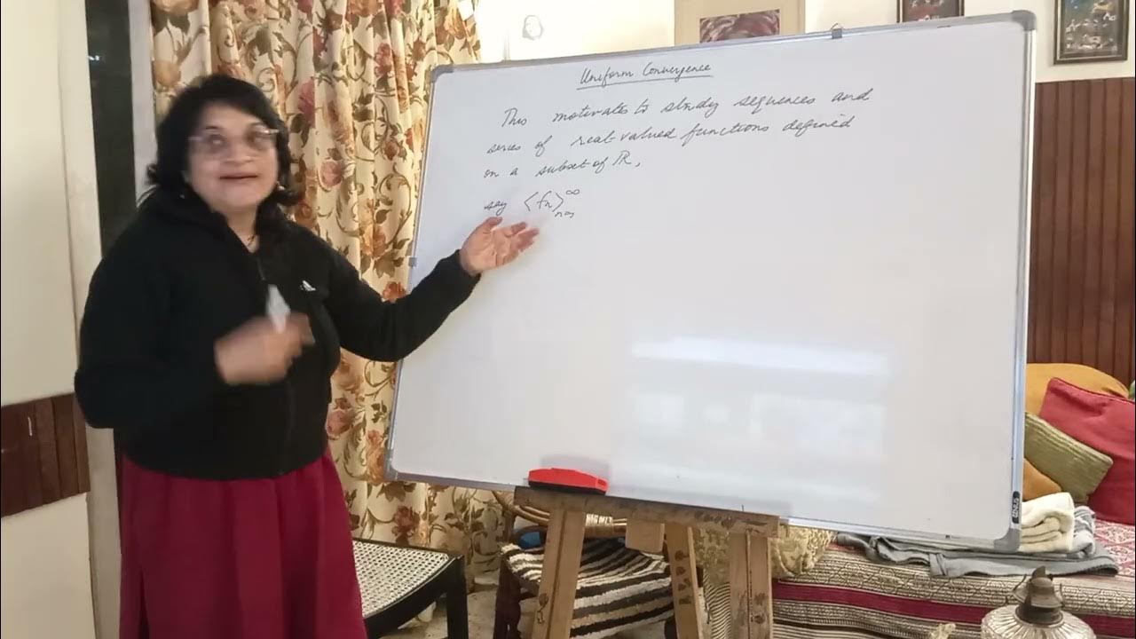 Uniform convergence | Lecture 1 | Defn of pointwise convergence with ...