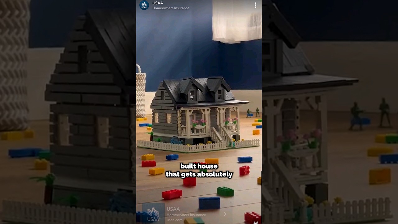 LEGO Homeowners Insurance Ad? I wish LEGO sold a housr like this! #lego ...