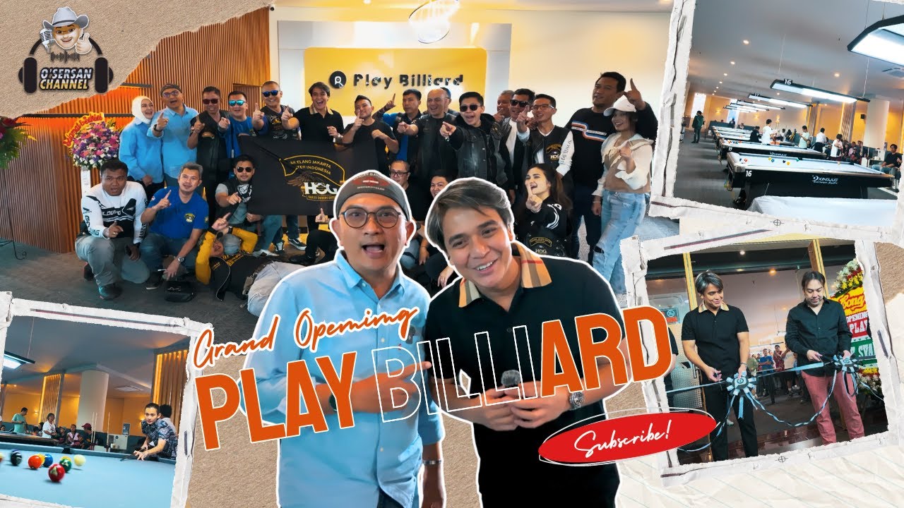 Grand Opening Play Billiard - Billy Syahputra| O'Sersan Journey - YouTube
