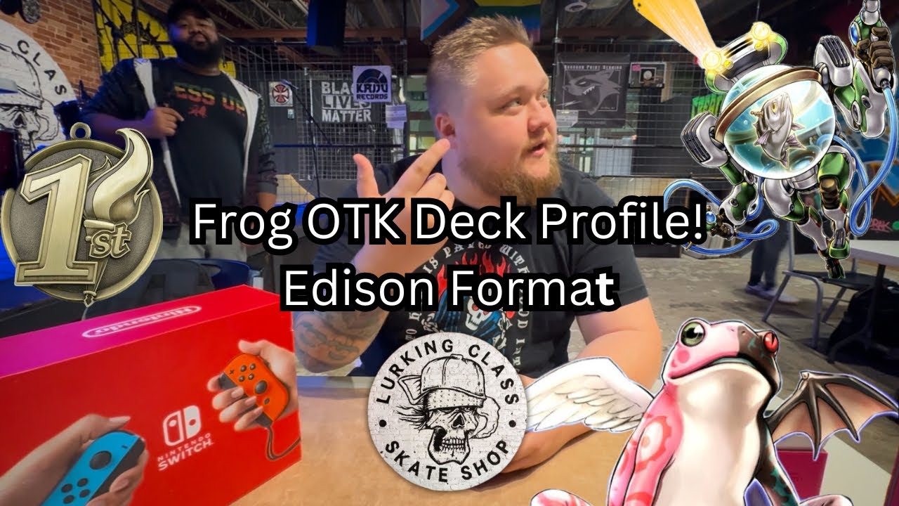 First Place Frog OTK Yu-Gi-Oh! Edison format Nintendo Switch winner! - YouTube