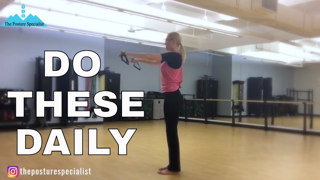 5 DAILY exercises to FIX YOUR Kyphosis | BY A CERTIFIED POSTURE ...