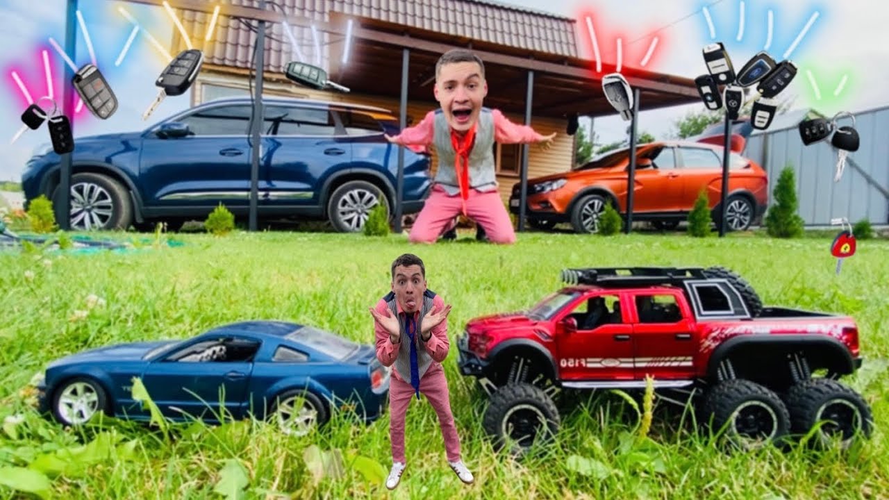 Mr. Joe found a lot of keys to cool cars for racing - YouTube