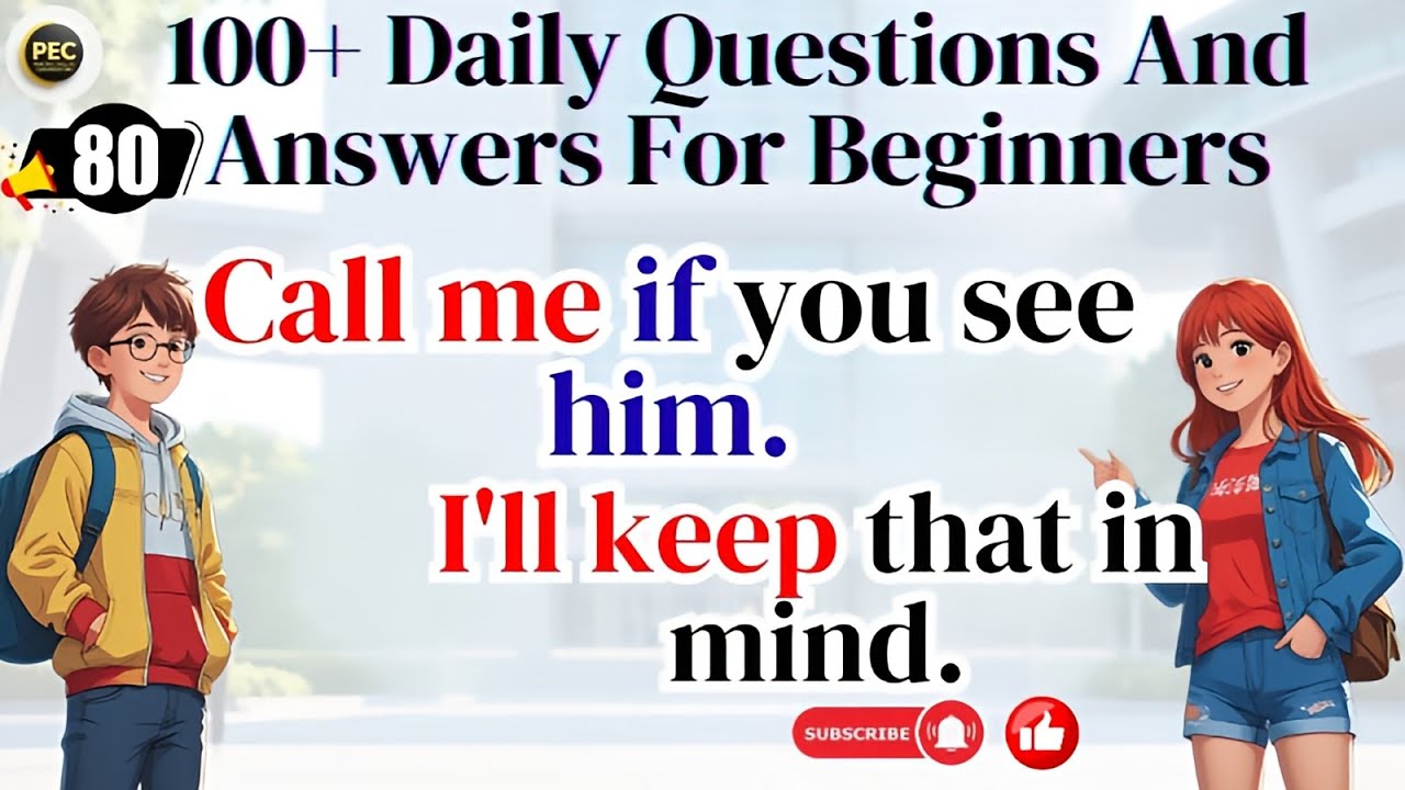 100 Basic English Conversations for Beginners | English Easy Practice ...