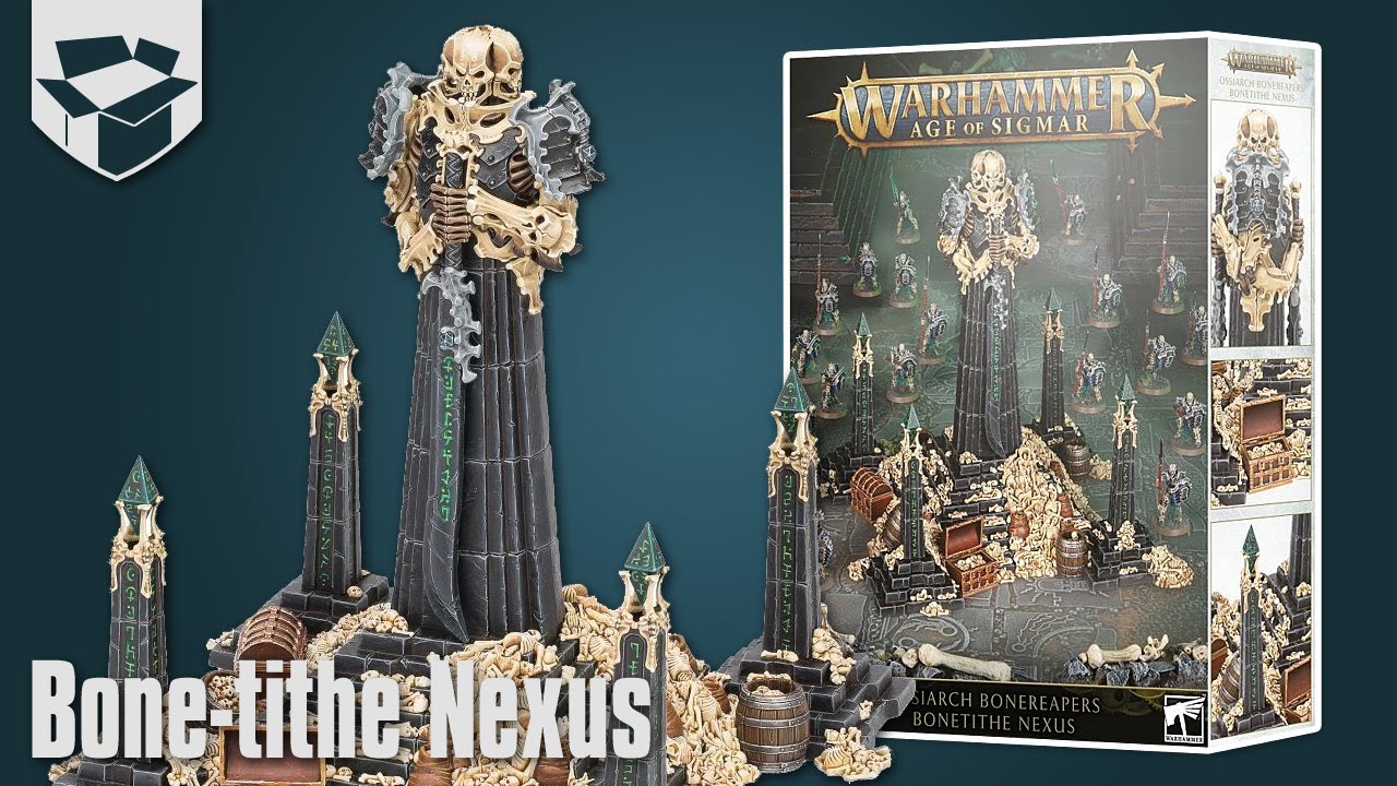 Распаковка - Ossiarch Bonereapers Bone tithe Nexus - YouTube