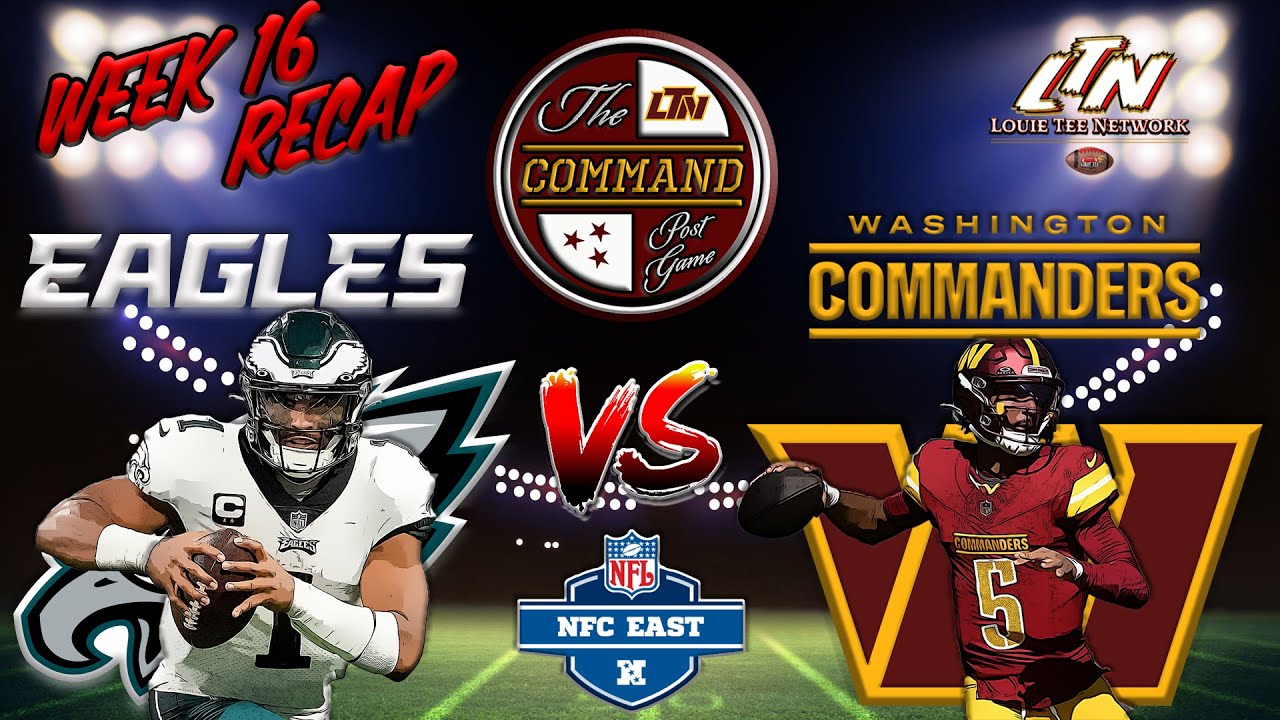 The COMMAND Post Game LIVE! | Eagles @ Commanders | Week 16 | Instant ...
