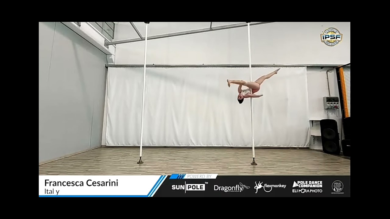 Francesca Cesarini campionessa di Para Pole Dance - YouTube