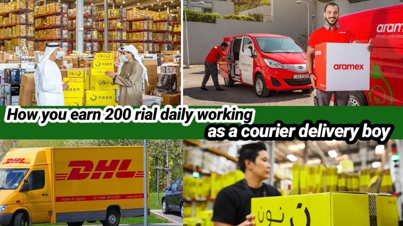 Courier service job saudi arabia🇸🇦Noon DHL UPS Aramex Express - YouTube