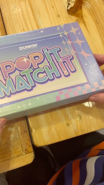 TXT Collaborates with Dunkin’ ‼️ Pop It Match It :P - YouTube