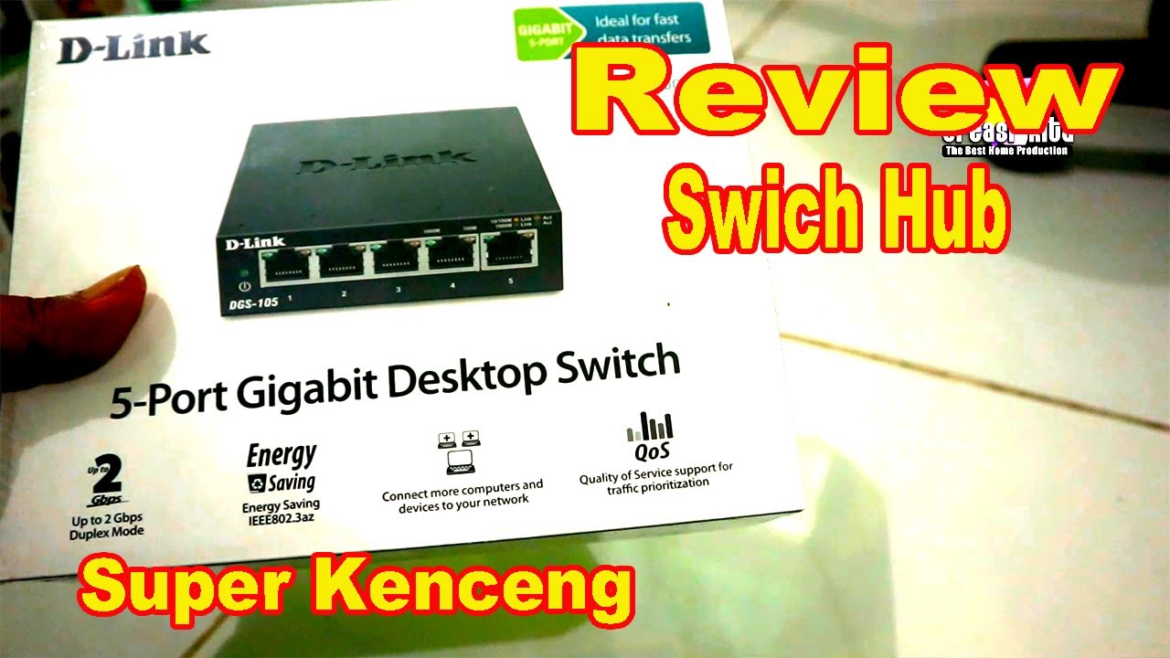 Internet jadi Stabil dengan Alat ini | Swich Hub Gigabit dari D-link ...