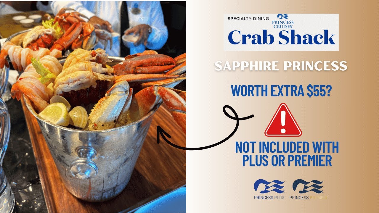 NEW Crab Shack Princess Cruises - Is It Worth It? - YouTube