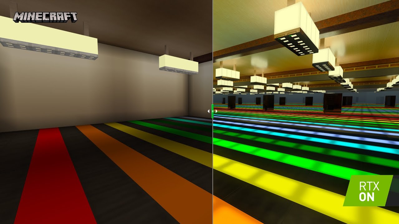 Minecraft Raytracing Walkthrough - Color, Light and Shadow RTX - YouTube