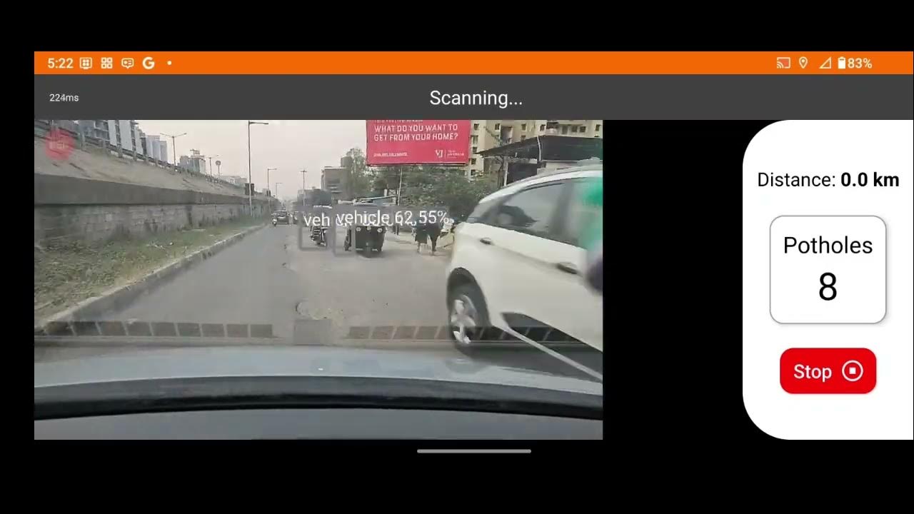 PotholeGuard Pothole Detection App - YouTube