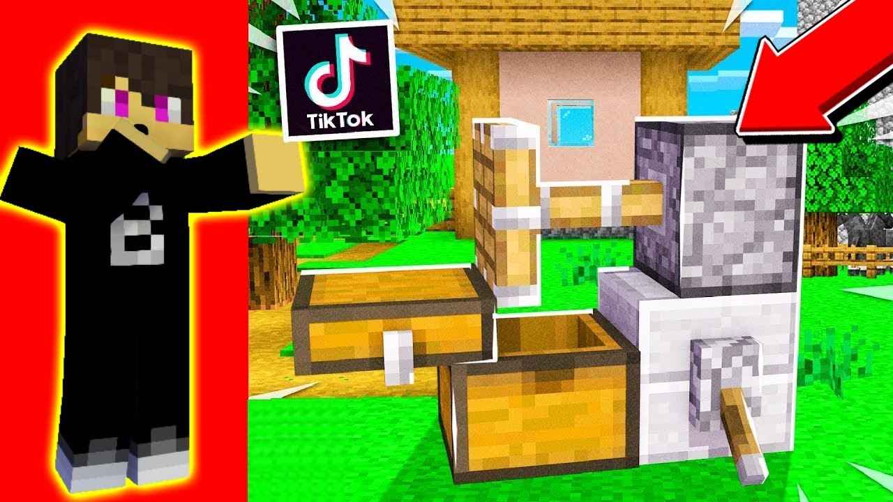 KIPRÓBÁLTAM TIKTOK LIFE HACKEKET A MINECRAFTBAN *MŰKÖDIK* - YouTube