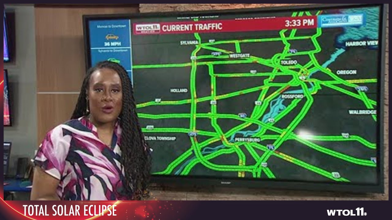 Post-eclipse traffic: What to know - YouTube
